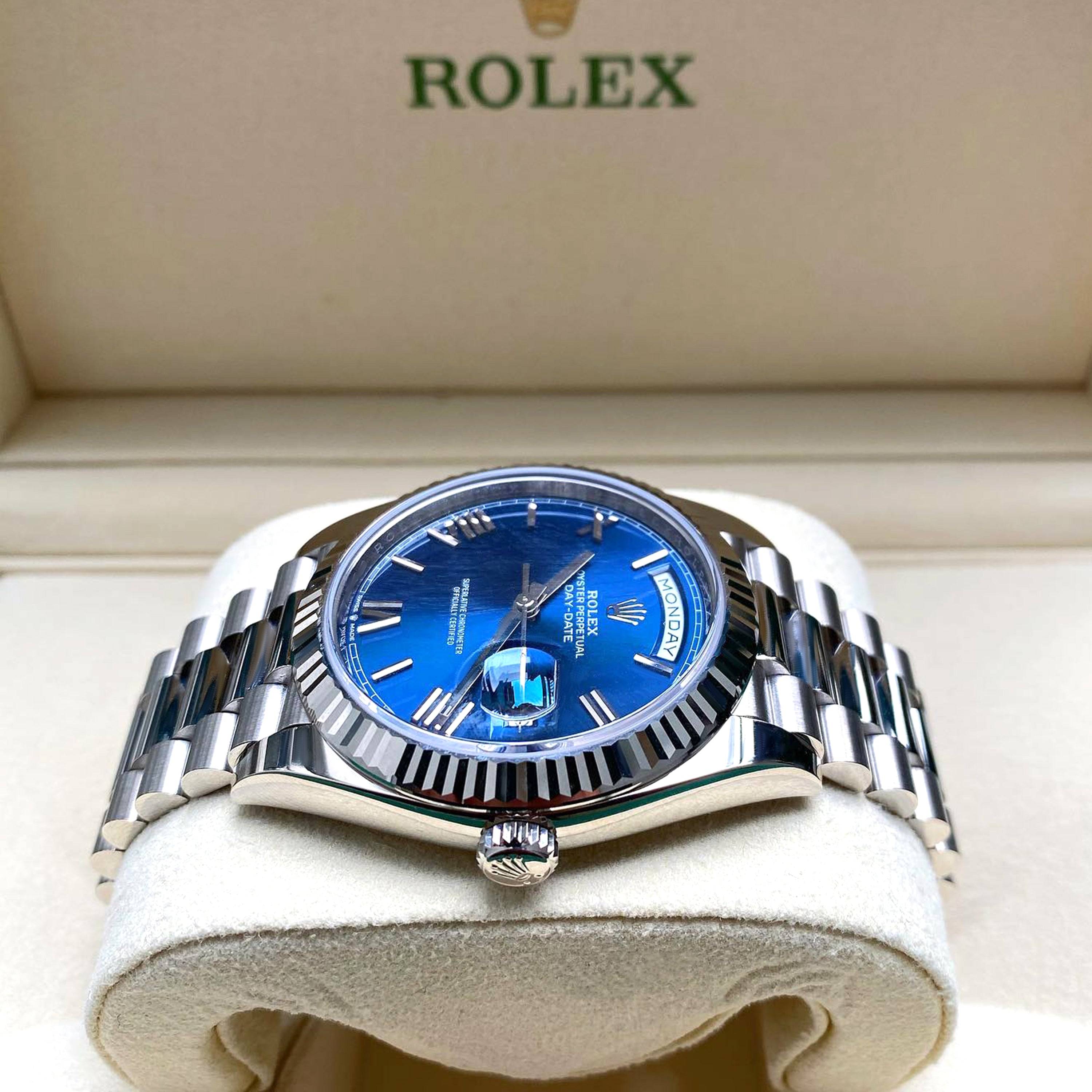 Rolex Day-Date 40 White gold Ref# 228239-0007 – Affordable Swiss ...