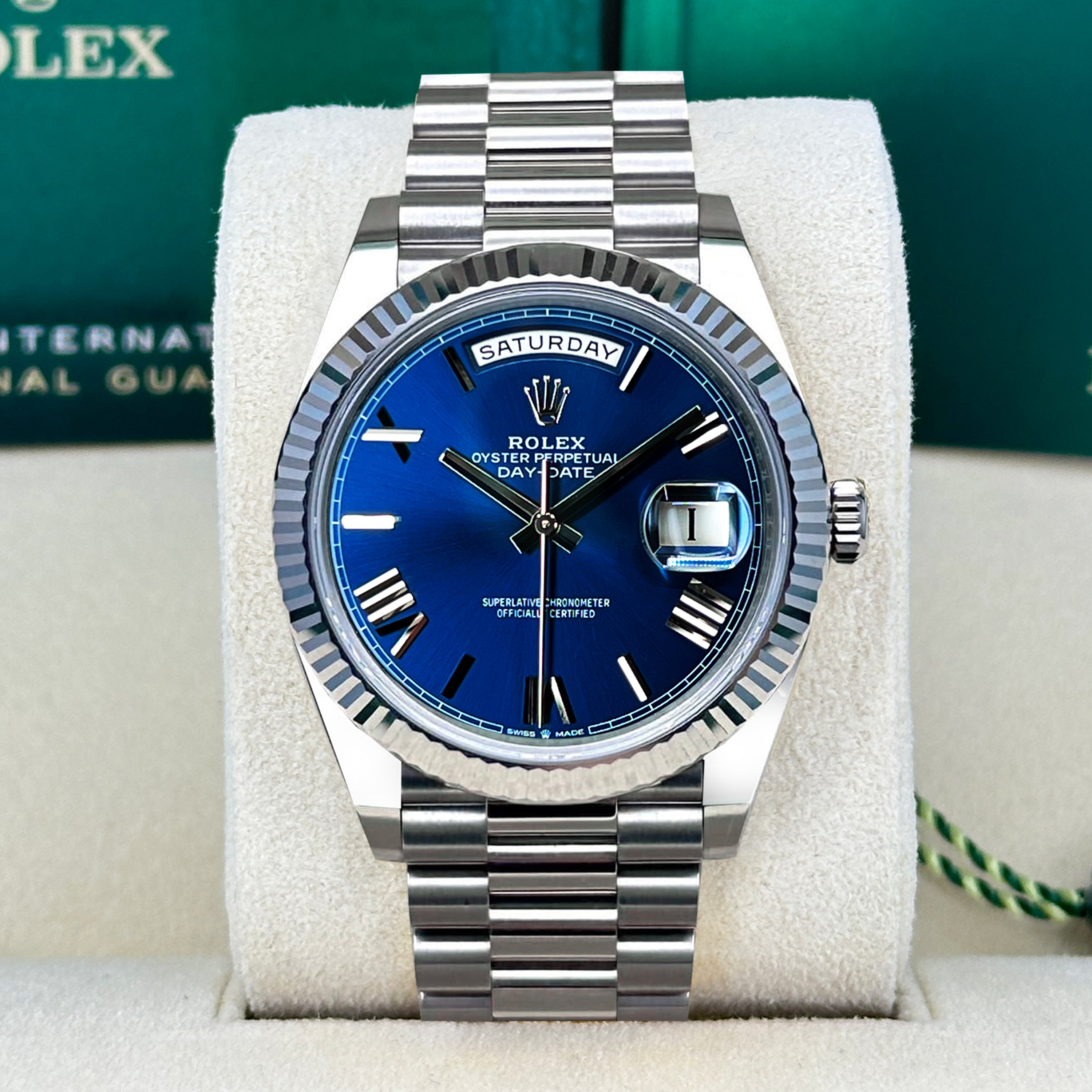 Rolex Day-Date 40 White gold Ref# 228239-0007 – Affordable Swiss ...
