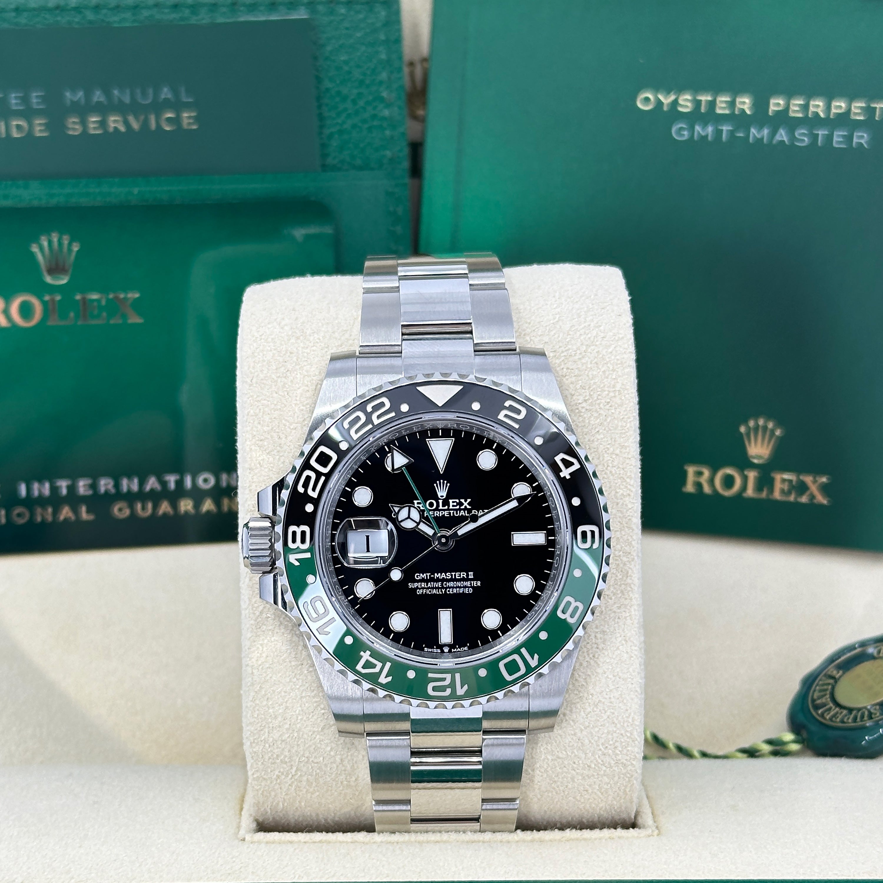 Rolex, GMT-Master II Sprite, Oystersteel, Black, 40mm, Oyster, Ref# 12 ...