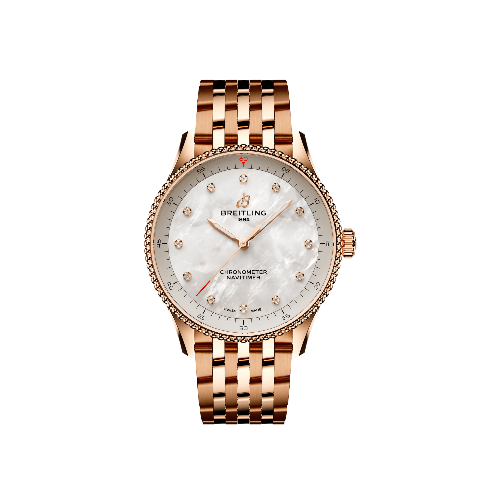 Breitling Navitimer 32, Small-scale traceable 18k Red Gold, Ref# R7732 ...