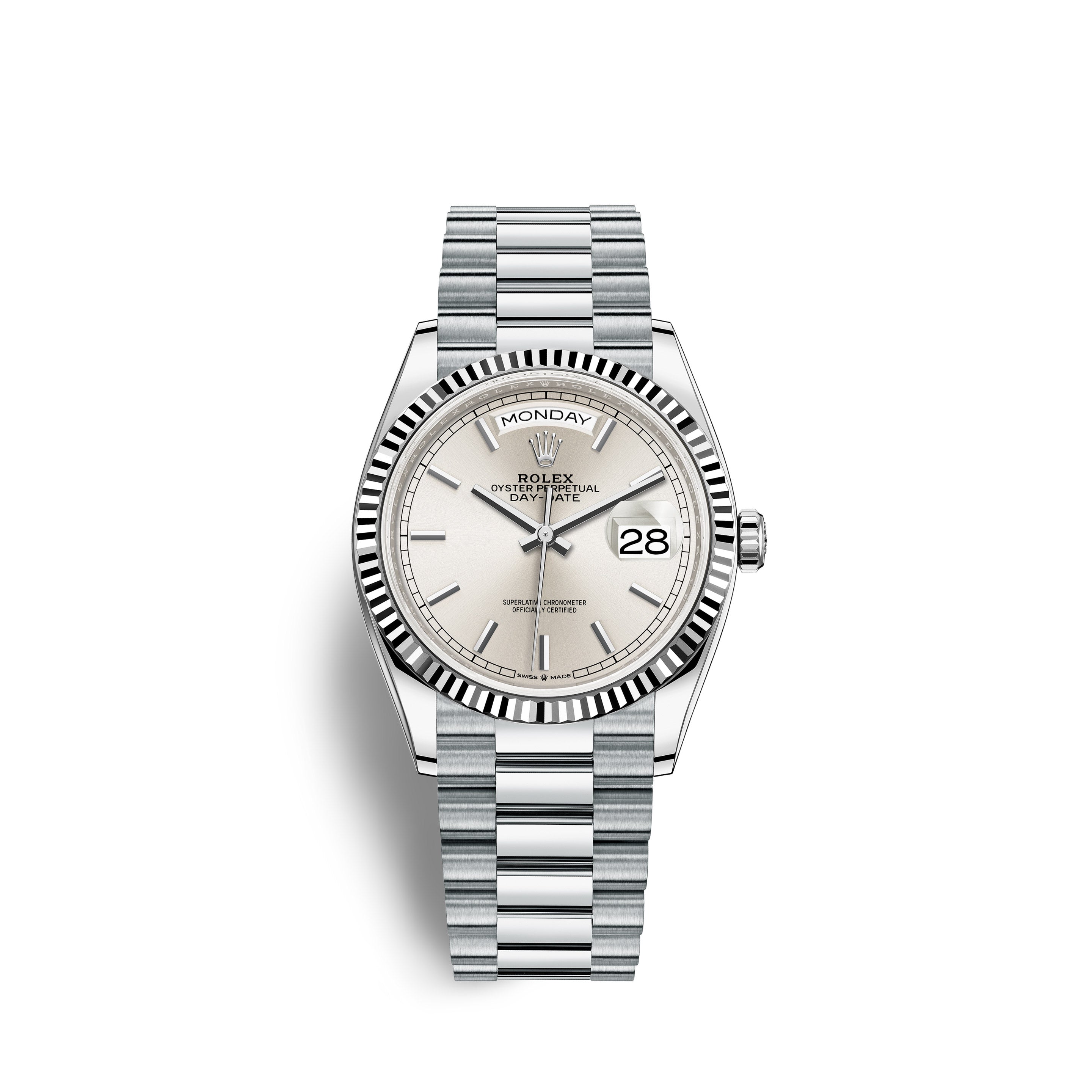 Rolex Day-Date, 36mm, Platinum, Ref# 128236-0001 – Affordable Swiss ...