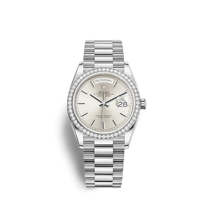 Rolex Day-Date 36 White gold Ref# 128349RBR-0001 – Affordable Swiss ...